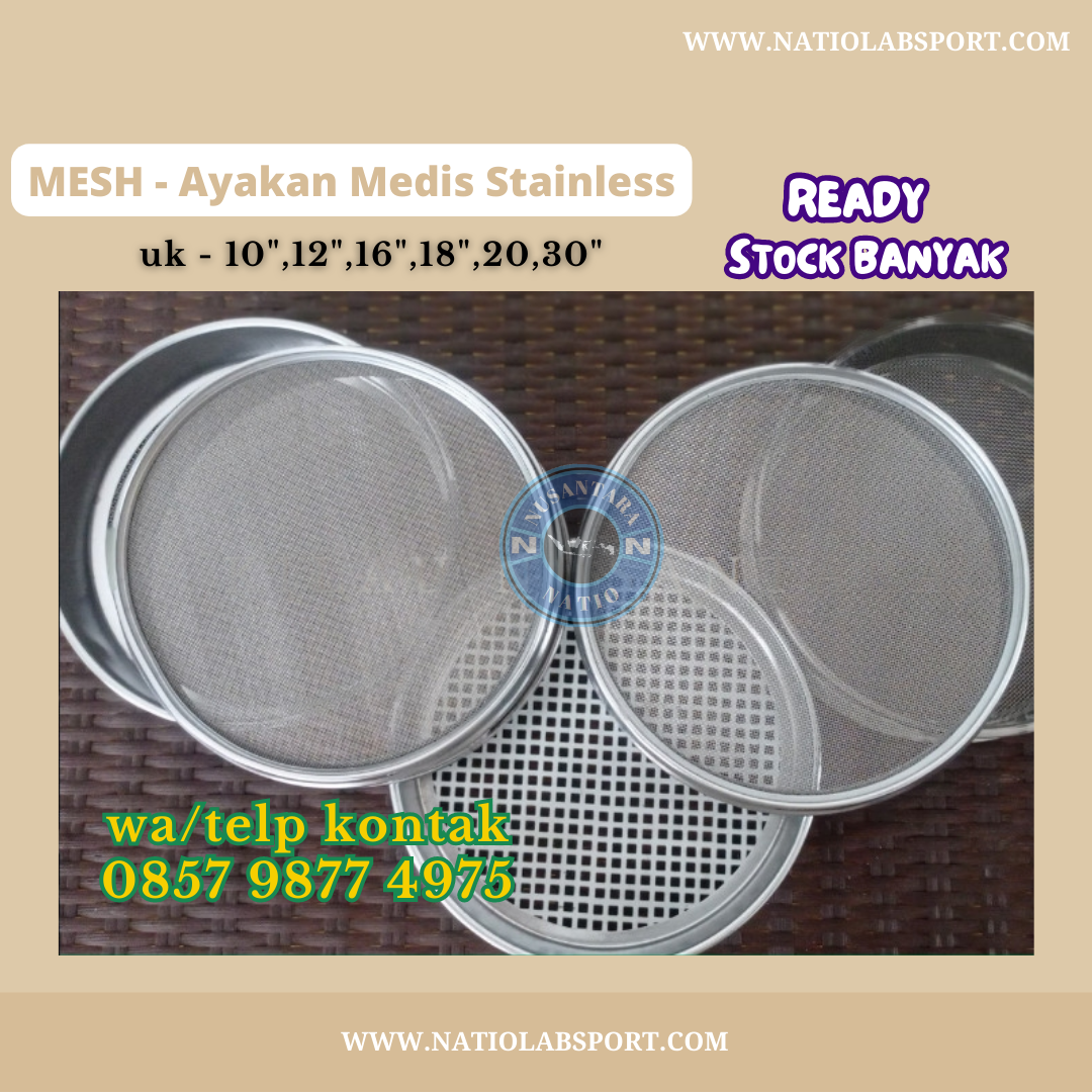 Mesh Stainless Ukuran 80 Ayakan Medis Best Quality